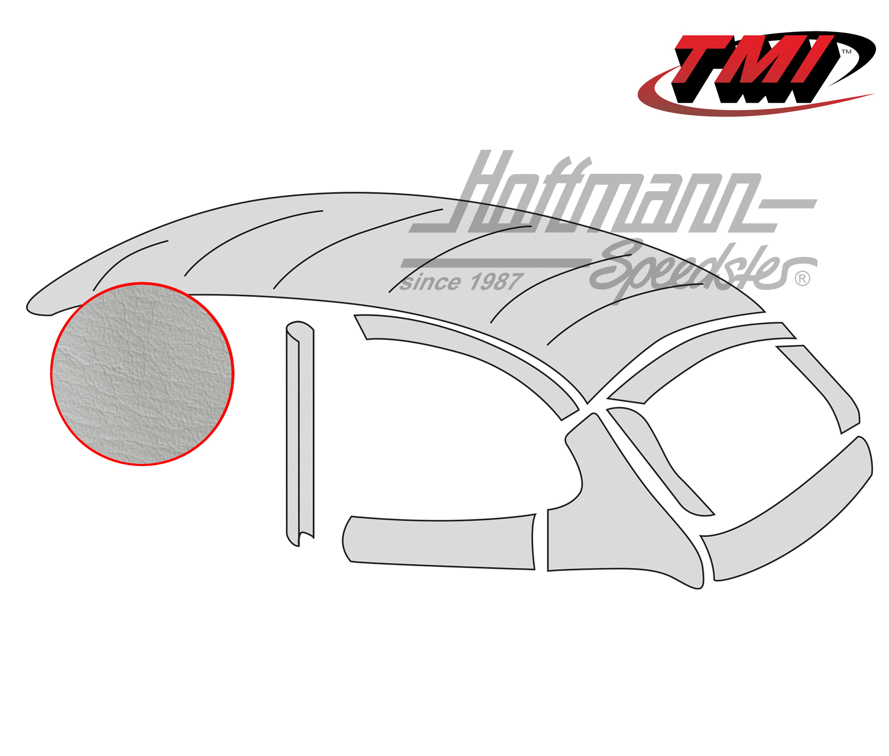 Techo, Style original, liso, blanco anti | 20-1115-48 | 055-7191-40